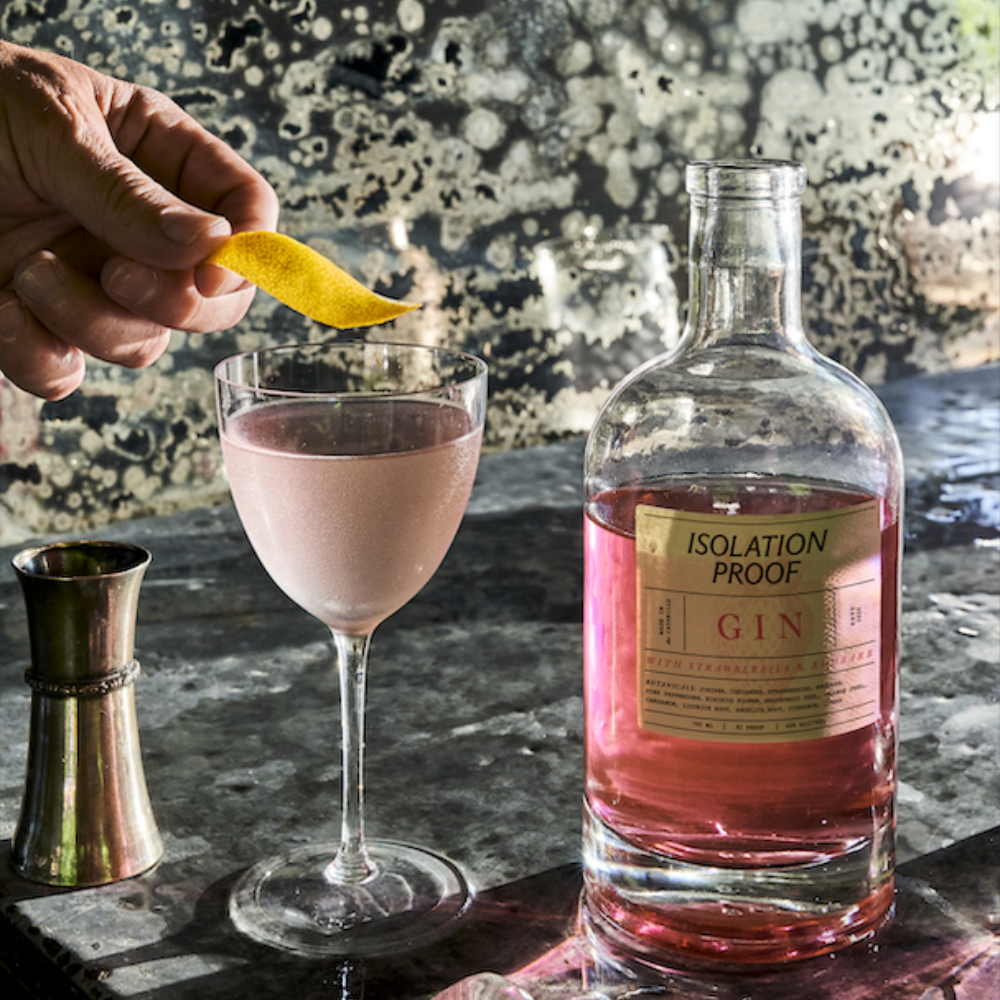 Strawberry Rhubarb Gin | Isolation Proof